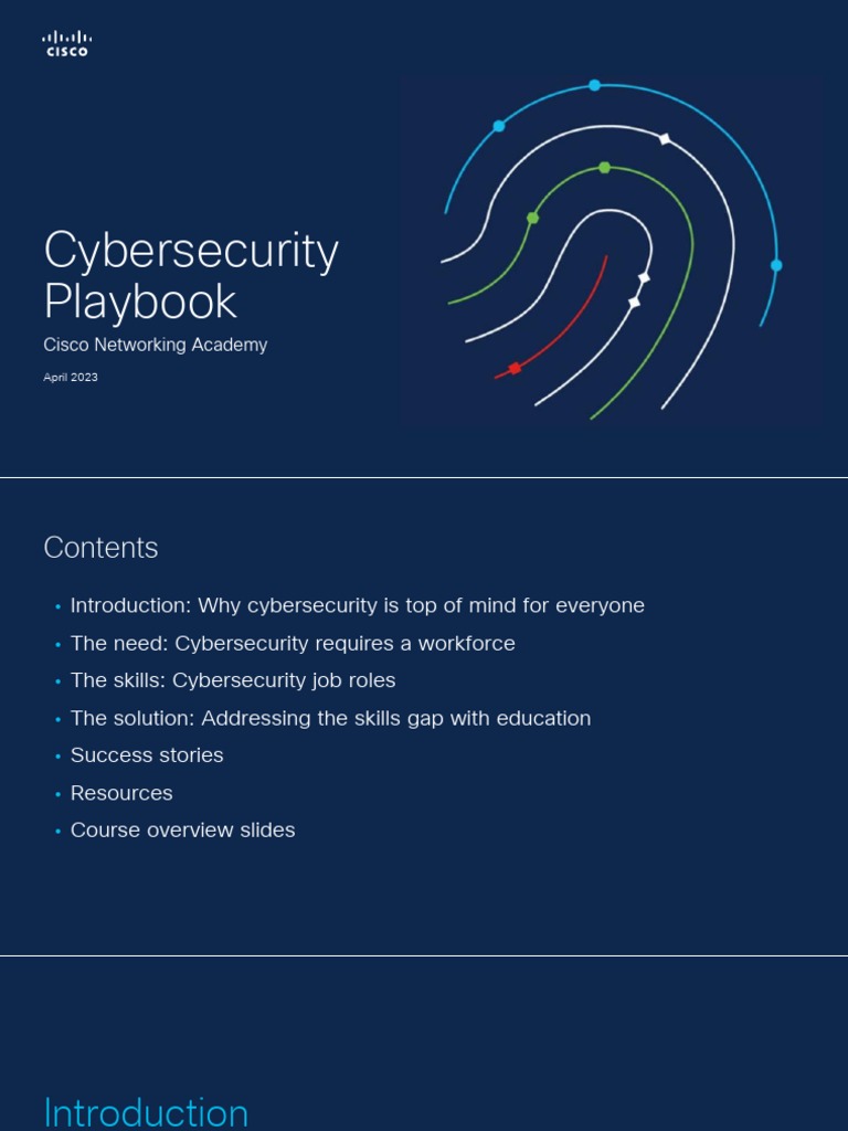 Adri G - NetAcad - Cybersecurity - Playbook - April - 2023 | PDF