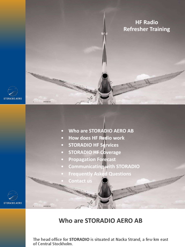 STORADIO Pilot Refresh - Compressed | PDF | High Frequency | Radio ...