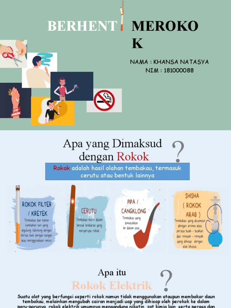 Khansa Natasya Promosi K3 Berhenti Merokok | PDF