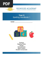 LETRS Spelling Inventory | PDF | Word | Spelling