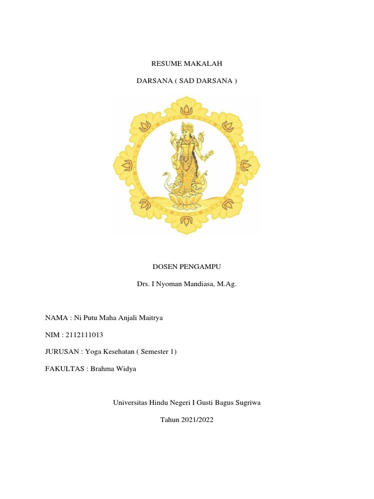 Sad Darsana | PDF
