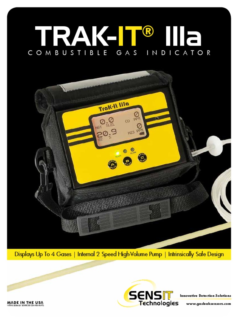 Sensit Trak-It 3a Brochure | PDF | Natural Gas | Gases