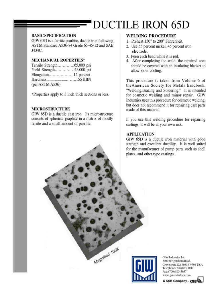 65d KSB | PDF | Construction | Welding