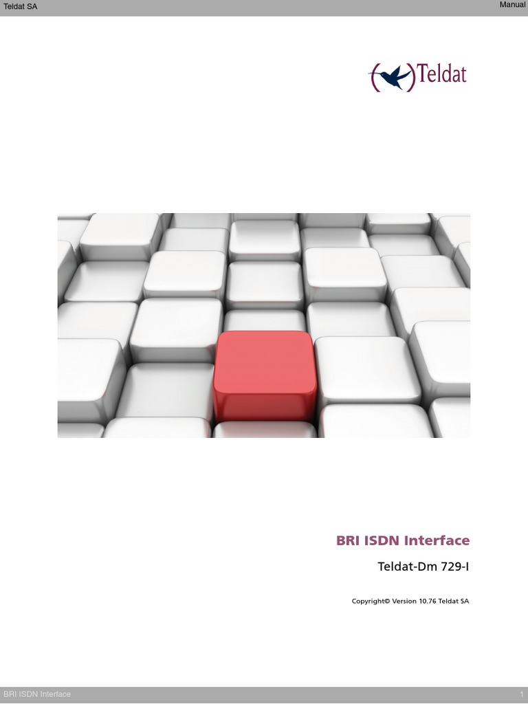 Teldat Dm729-I BRI ISDN Interface | PDF | Bit Rate | Computer Networking