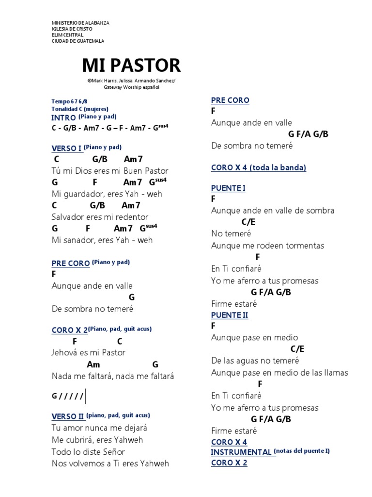 Mi Pastor | PDF