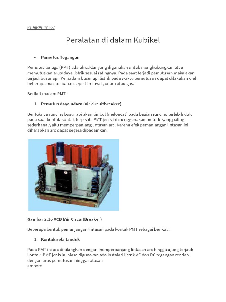 Kubikel 20 KV | PDF