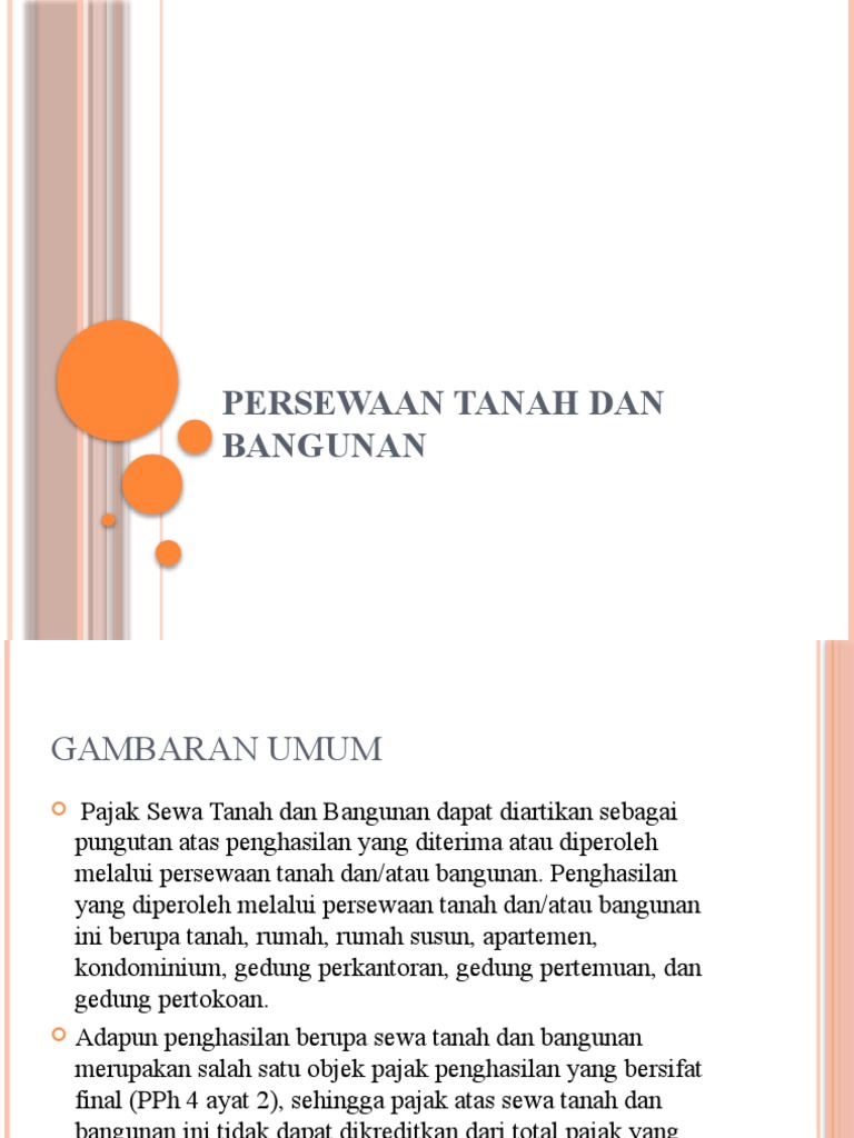 Persewaan Tanah Dan Bangunan, Bernaldy | PDF | Pengelolaan Keuangan & Uang