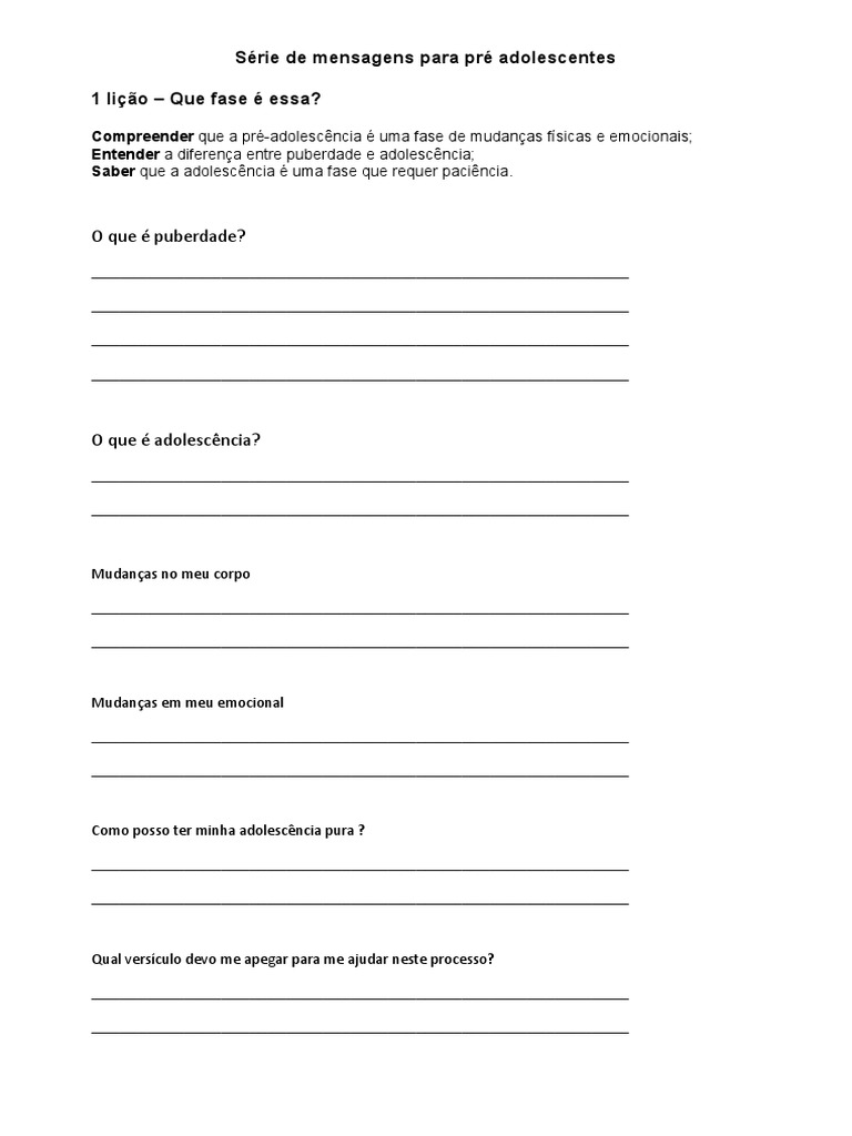 Que Fase É Esssa | PDF | Estilo de vida