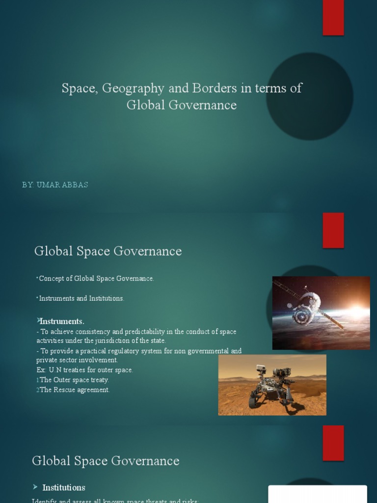 Space, Geography and Borders in Terms of Global Governance | PDF