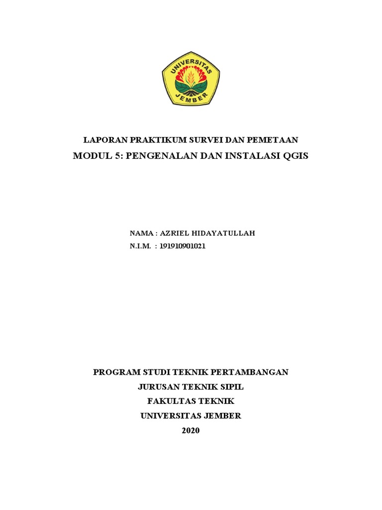 Laporan 5 Survey Pemetaan | PDF | Komputer