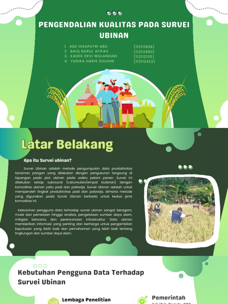 Pengendalian Kualitas Survei Ubinan | PDF