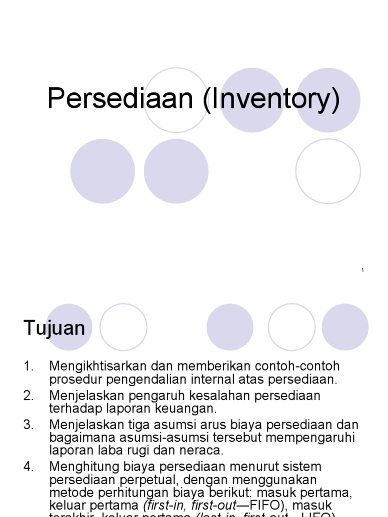 Ppt. Persediaan | PDF