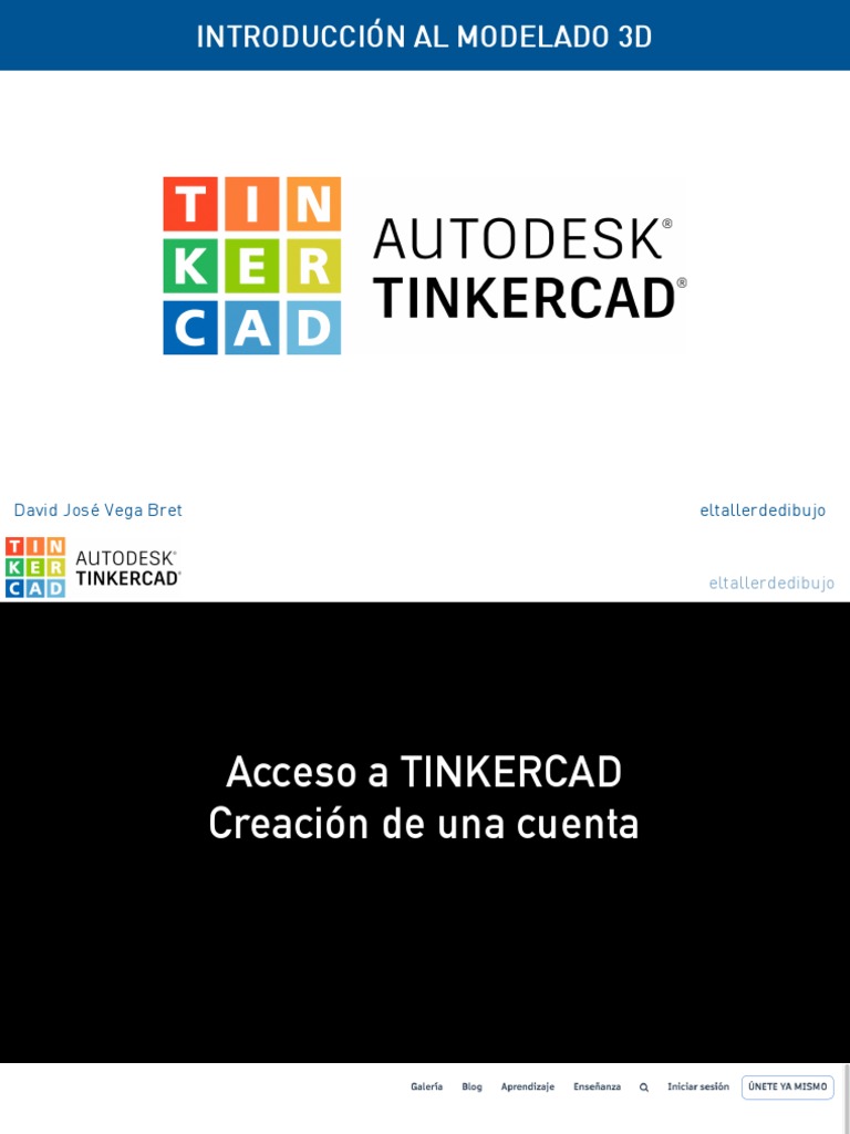 Guía de Modelado 3D con TINKERCAD | PDF
