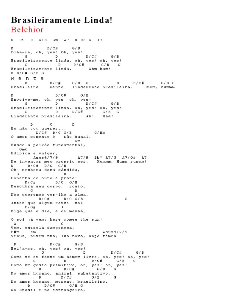 Brasileiramente Linda | PDF