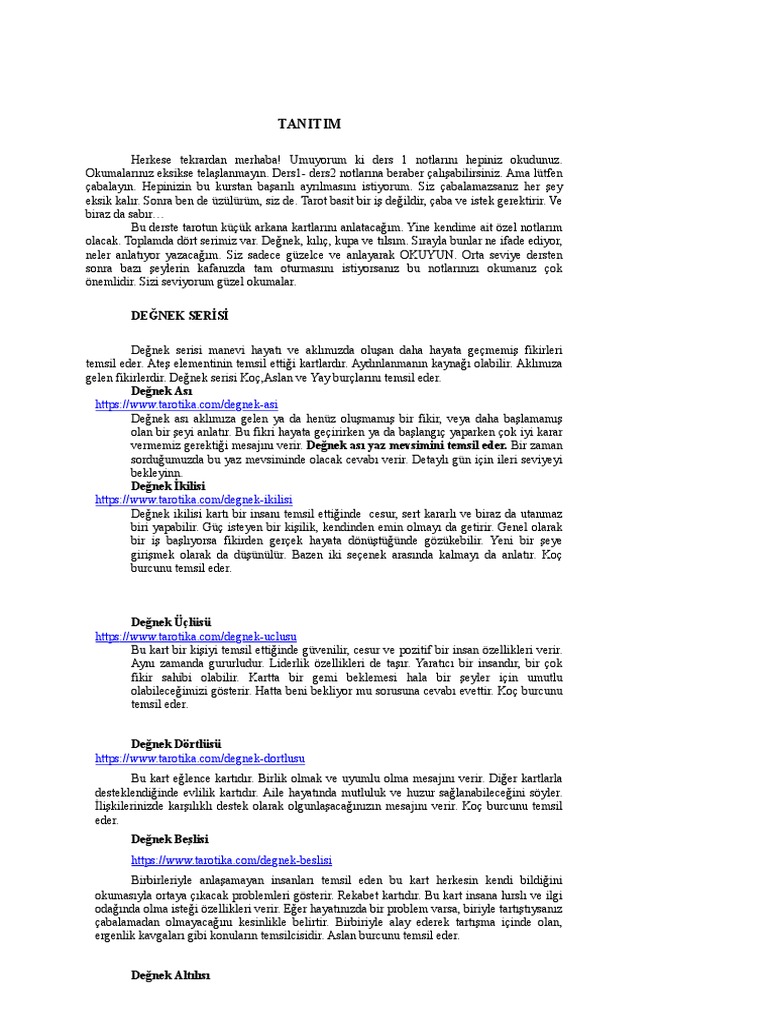 Tarot 2doc | PDF