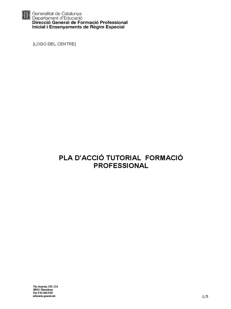 Plantilla PAT | PDF
