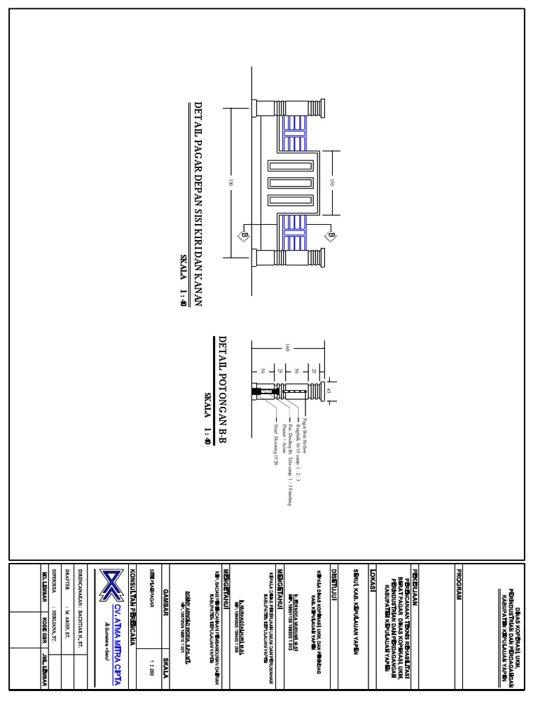 Pagar Depan Samp | PDF Pagar Depan Samp | PDF