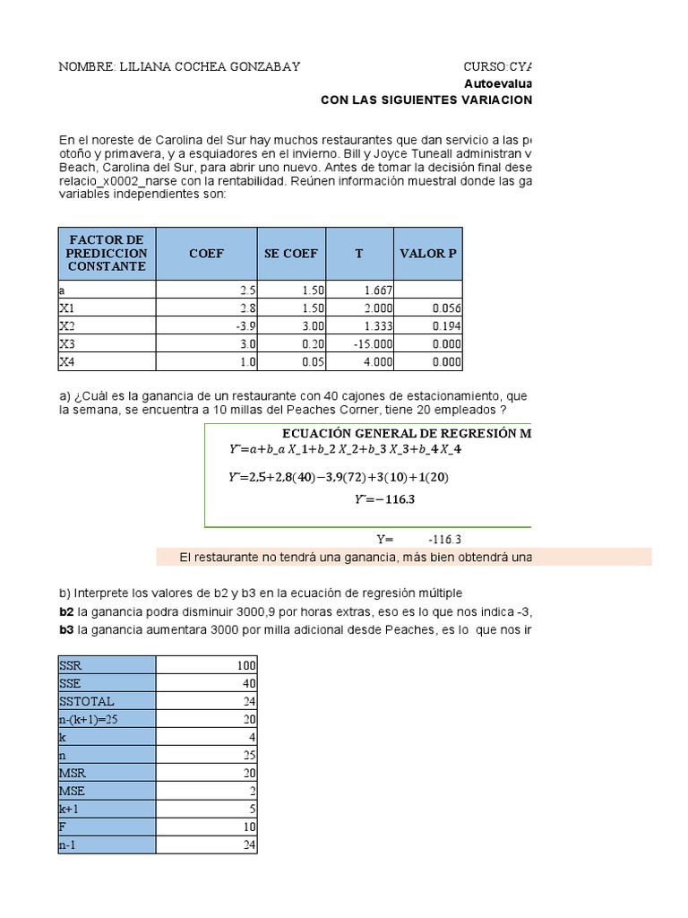 Actividad Asinc. Liliana Cochea Gonzabay | PDF | Estadísticas | Métodos ...