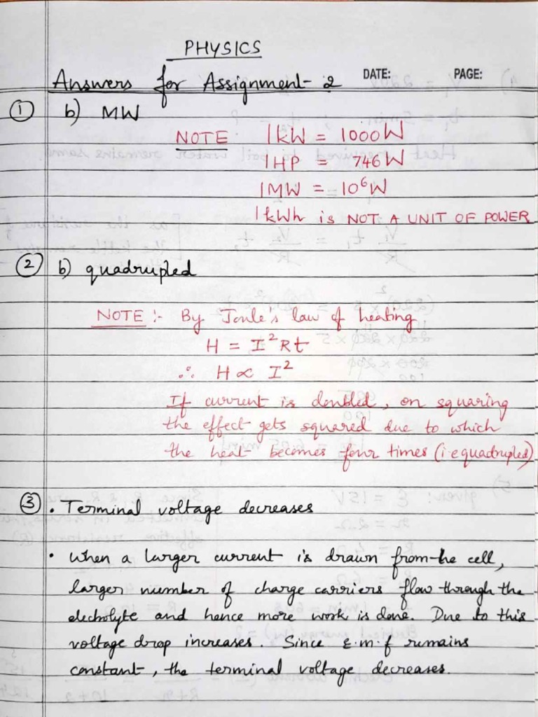 Physics Worksheet | PDF