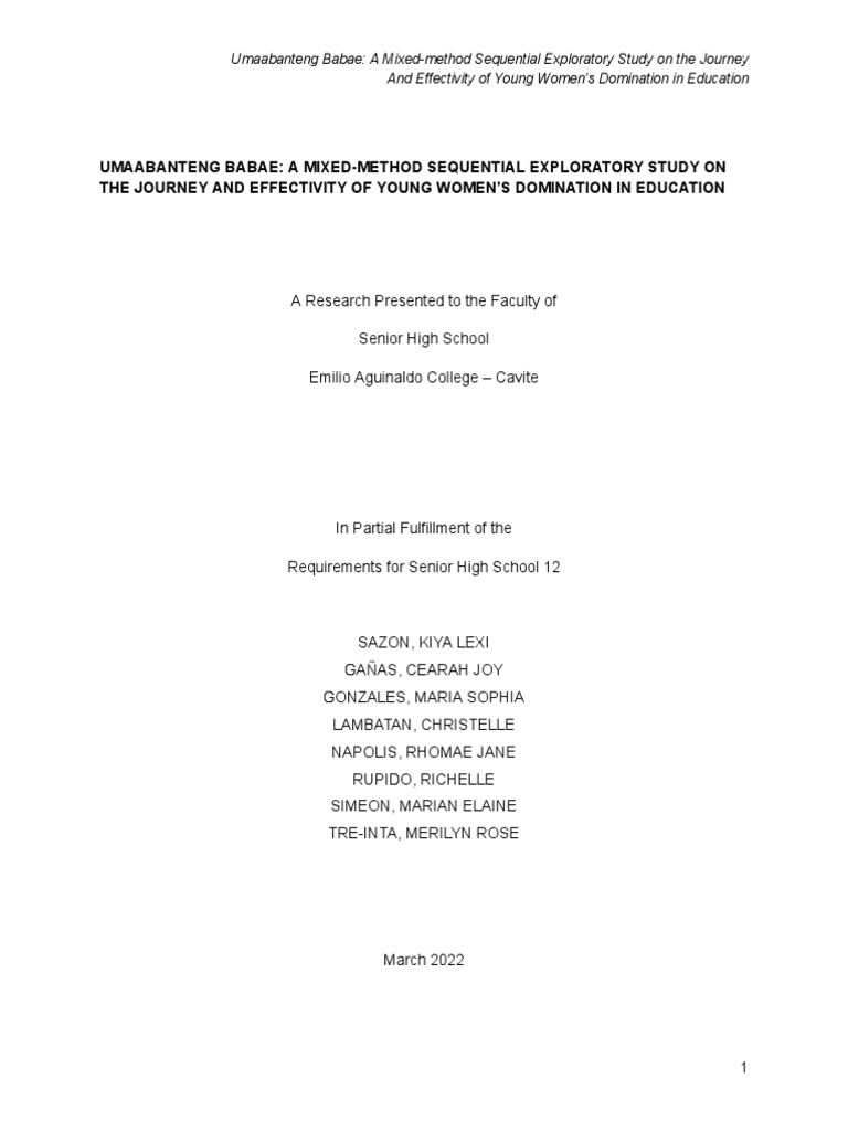 Final Manuscript Group 4 Section | PDF