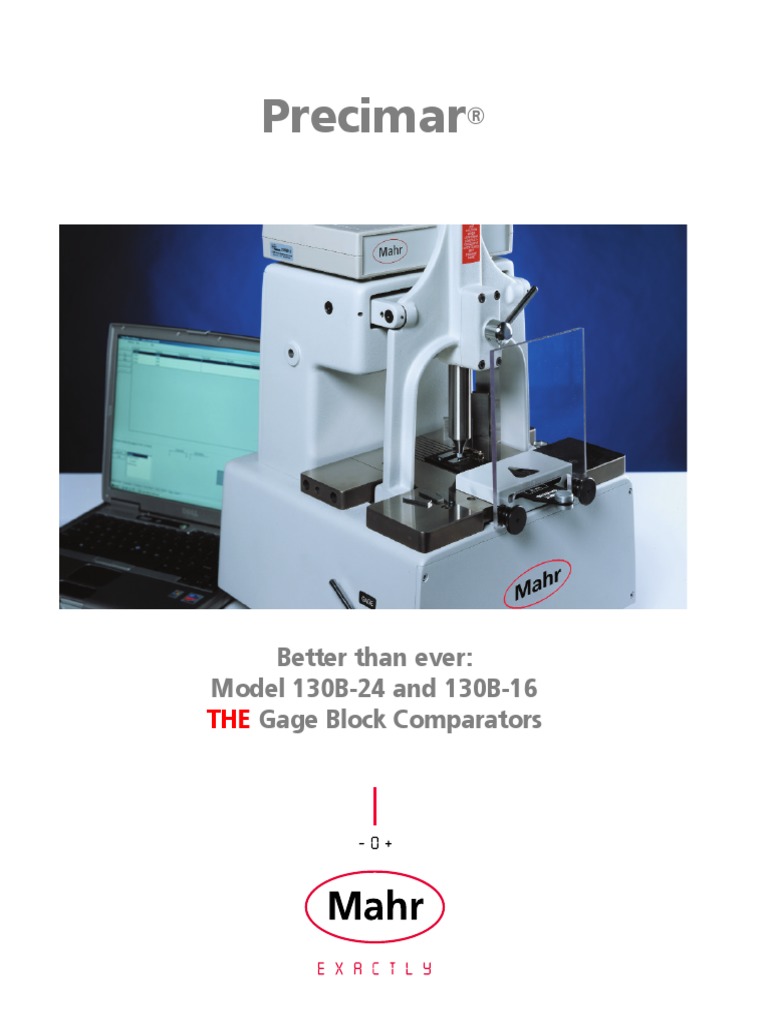 Precimar Gage Block Comparator 6 30 04 en | PDF | Calibration ...