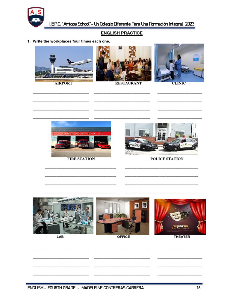 Workbook Practice 4° P 16 - 19 | PDF