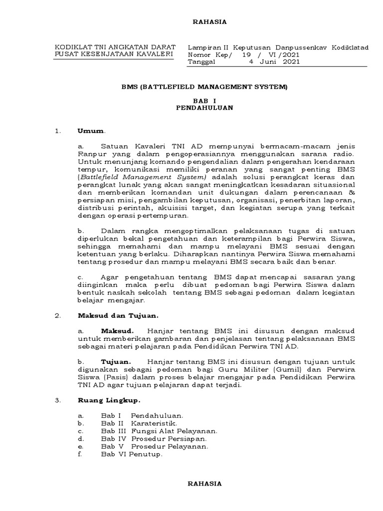 Hanjar BMS Dikpa | PDF