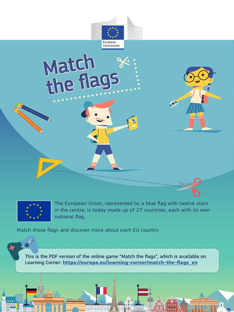 Match EU Country Flags Game PDF | PDF | European Union | Europe