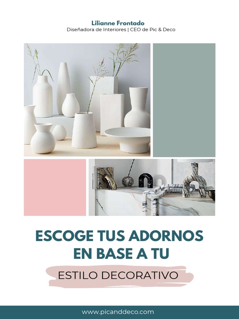 Guia - Escoge Tus Adornos en Base A Tu Estilo Decorativo | PDF