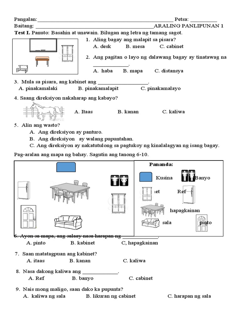 Araling Panlipunan 1 - q4 | PDF
