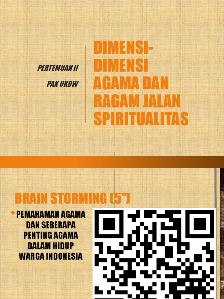 Dimensi-Dimensi Agama Dan Jalan Spiritualitas | PDF