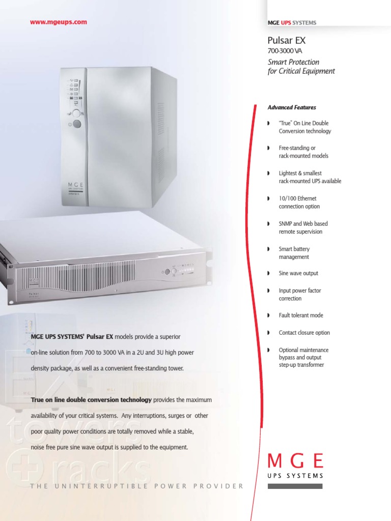 MGE EXB15 Datasheet | PDF | Computer Engineering | Electronics