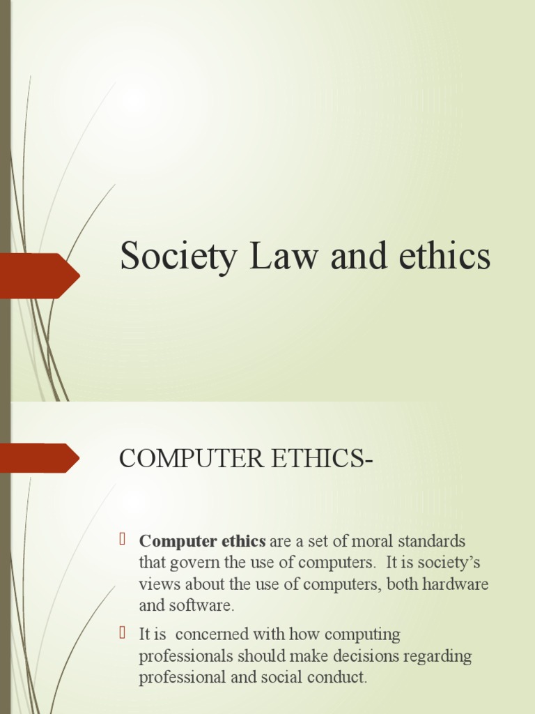 Computer Ethics and Digital Rights Guide | PDF | Technology & Engineering
