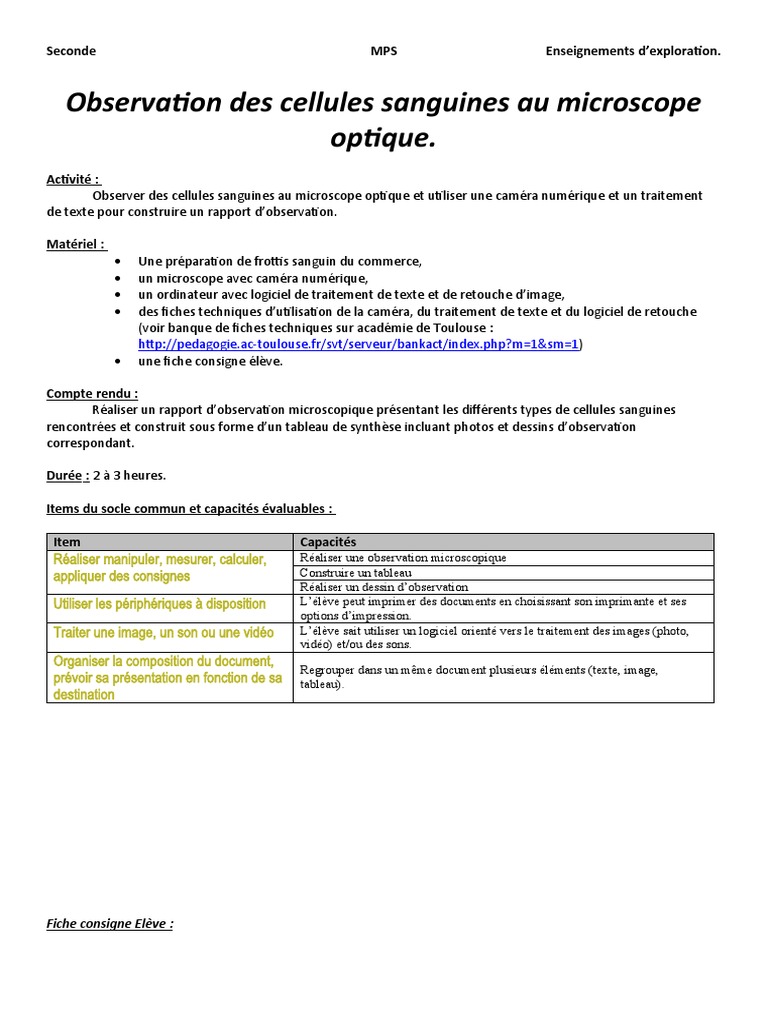 Cellules Sanguines | PDF