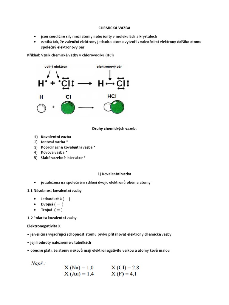 Chemicka Vazba | PDF