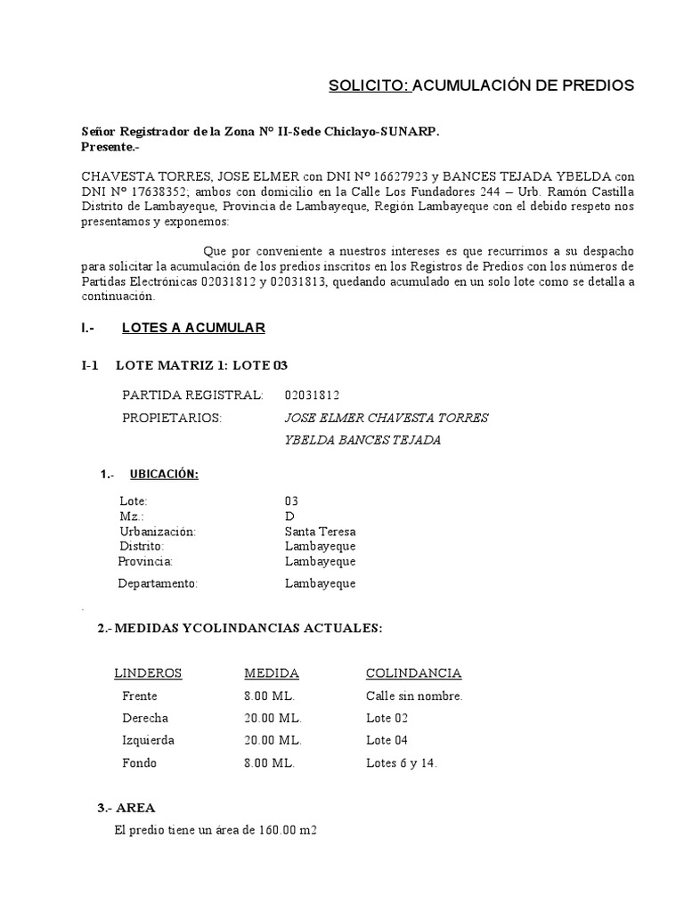 Elmer SOLICITUD de Acumulacion 27set2022 | PDF Elmer SOLICITUD de Acumulacion 27set2022 | PDF