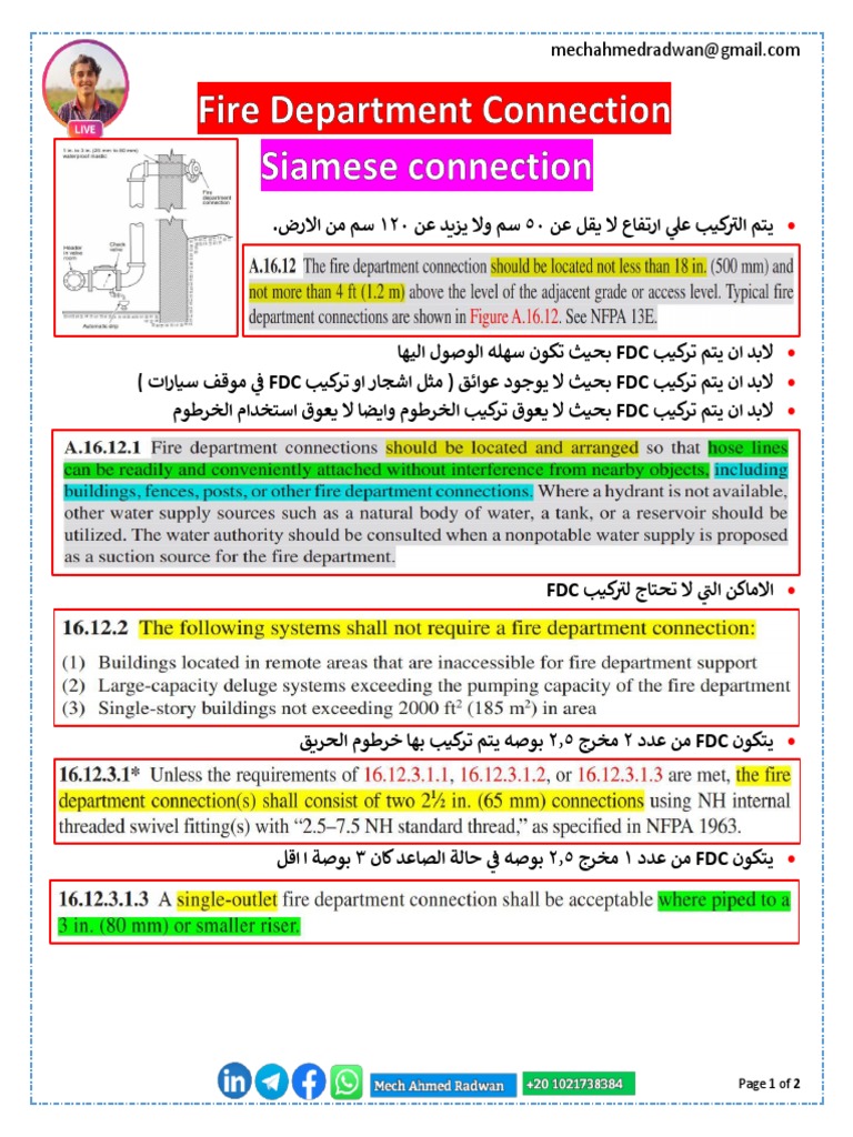Fire Department Connection | PDF