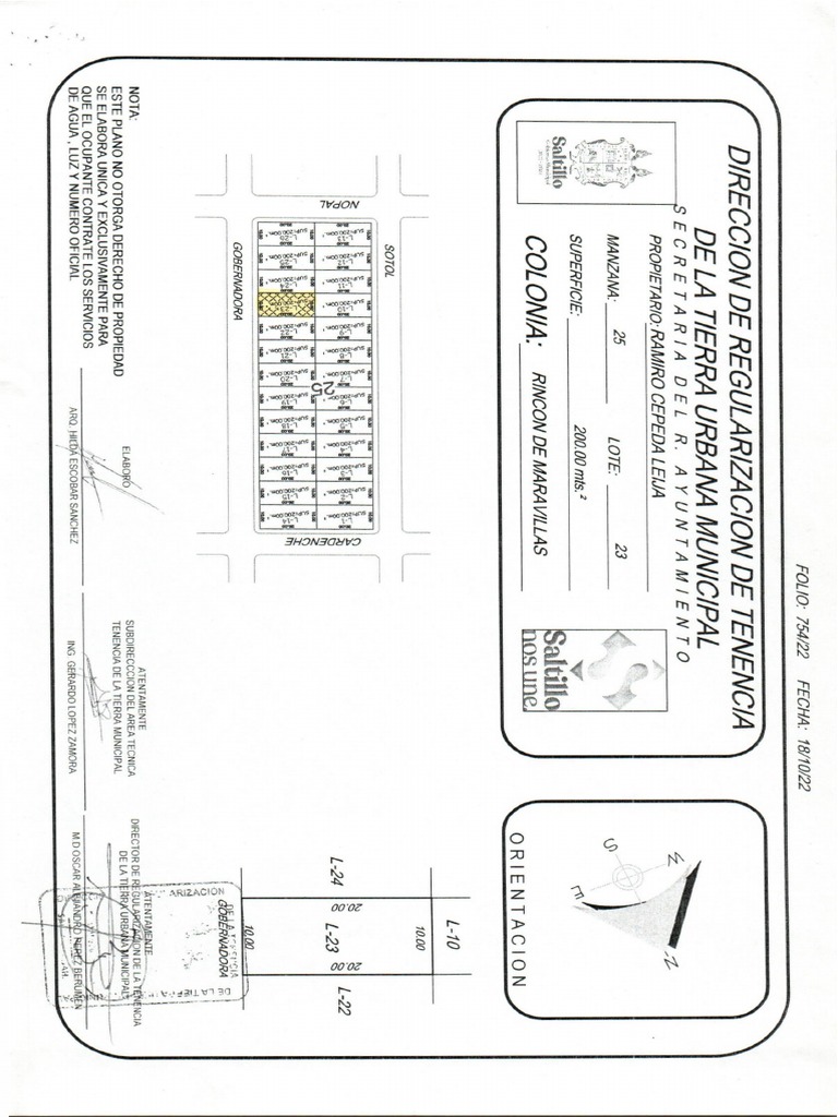 Plano Manzanero | PDF