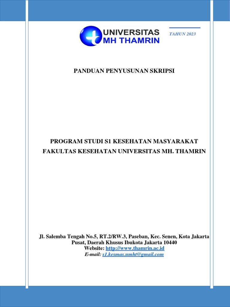 2023 - Panduan Skripsi | PDF