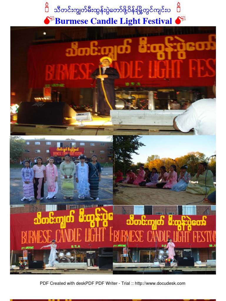 Burmese Candle Light Festival Guide | PDF
