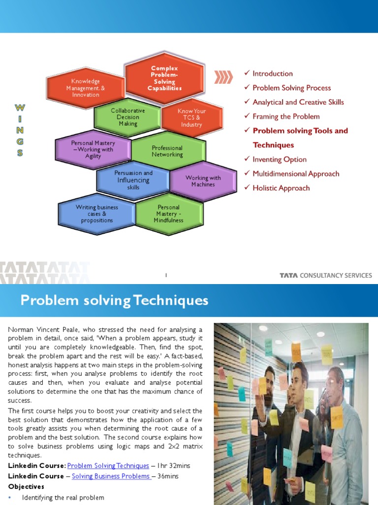 Problem Solving Techniques | PDF Problem Solving Techniques | PDF