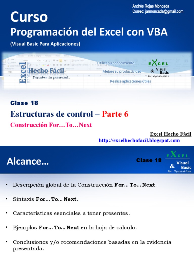 Clase 18 (Presentacion) - Estructuras de Control | PDF