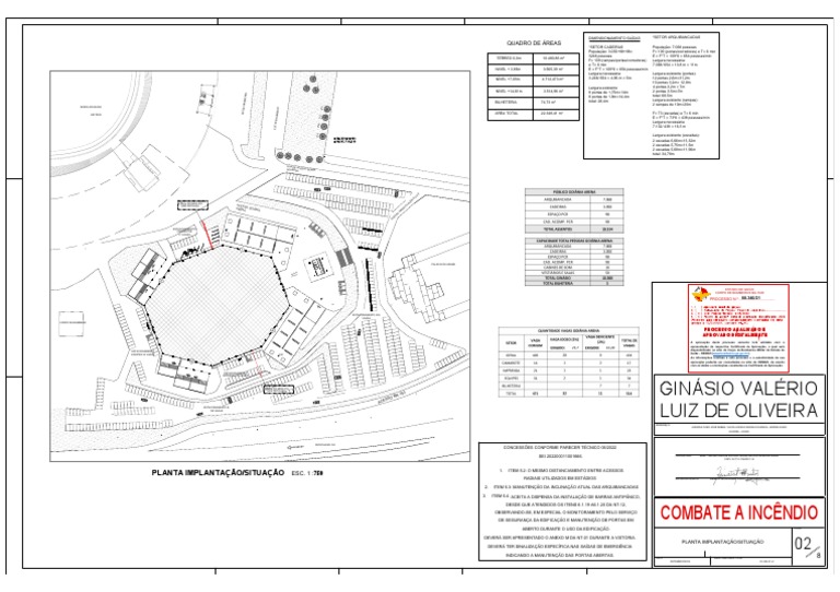 Ginásio Goiânia Arena - Planta 02 | PDF