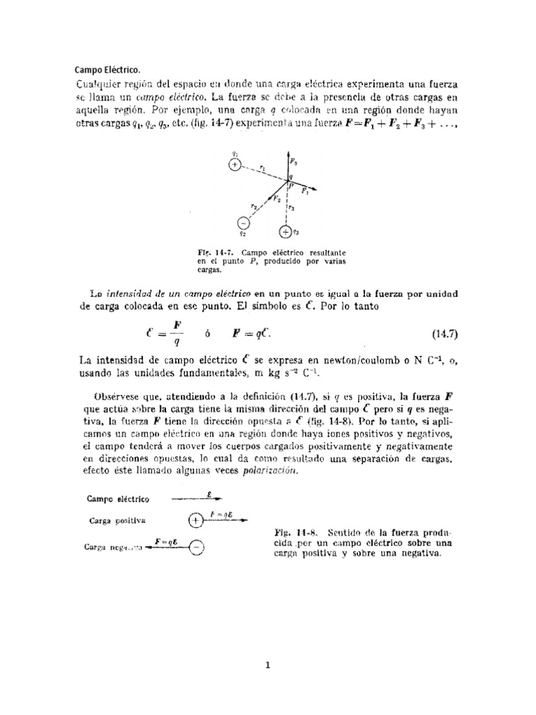 Campo Electrico | PDF