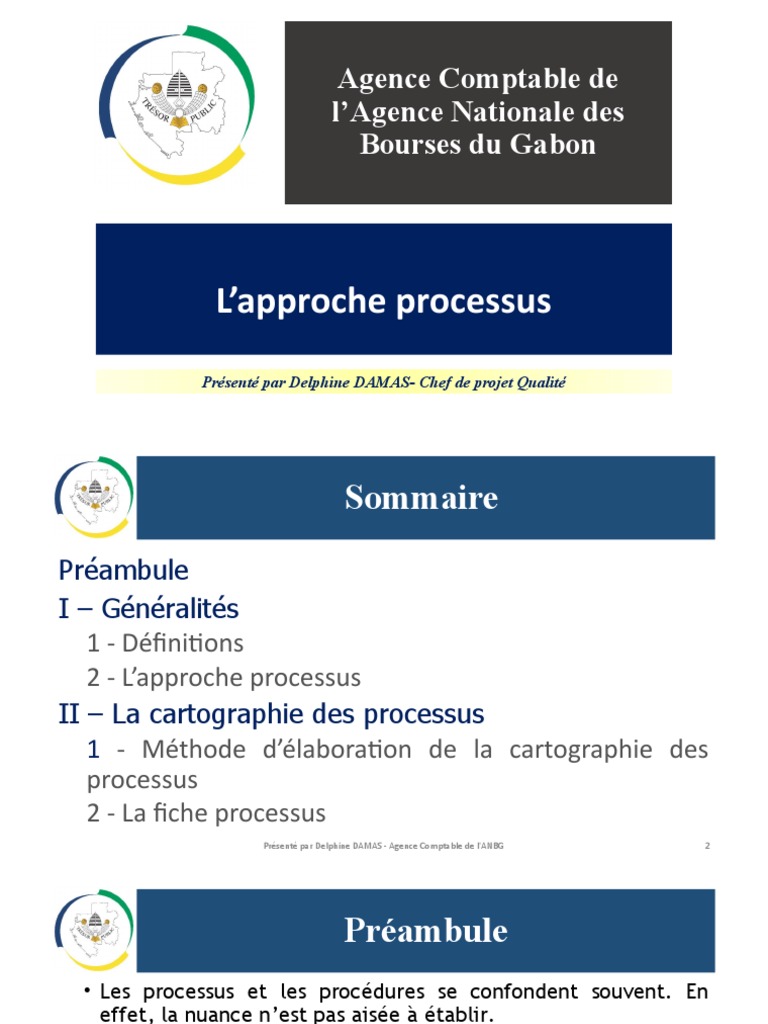 4 - L'approche Processus | PDF | Système de management de la qualité ...