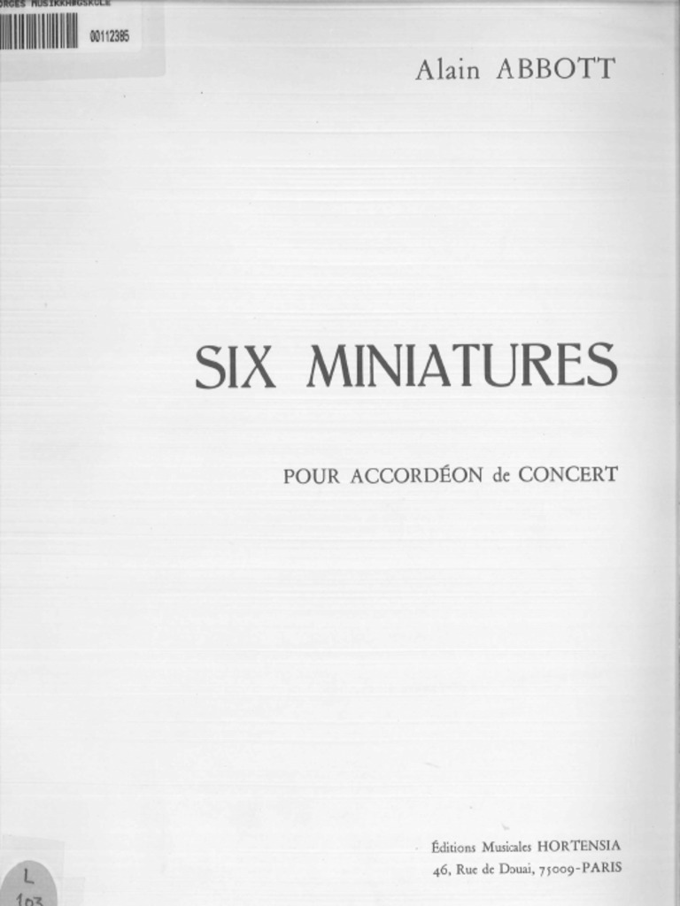 Abbott - Six Miniatures | PDF