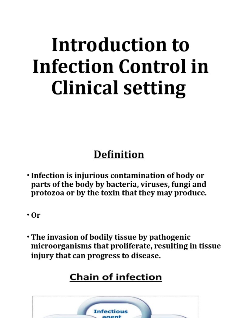 Infection Control | PDF | Infection | Immunity (Medical)