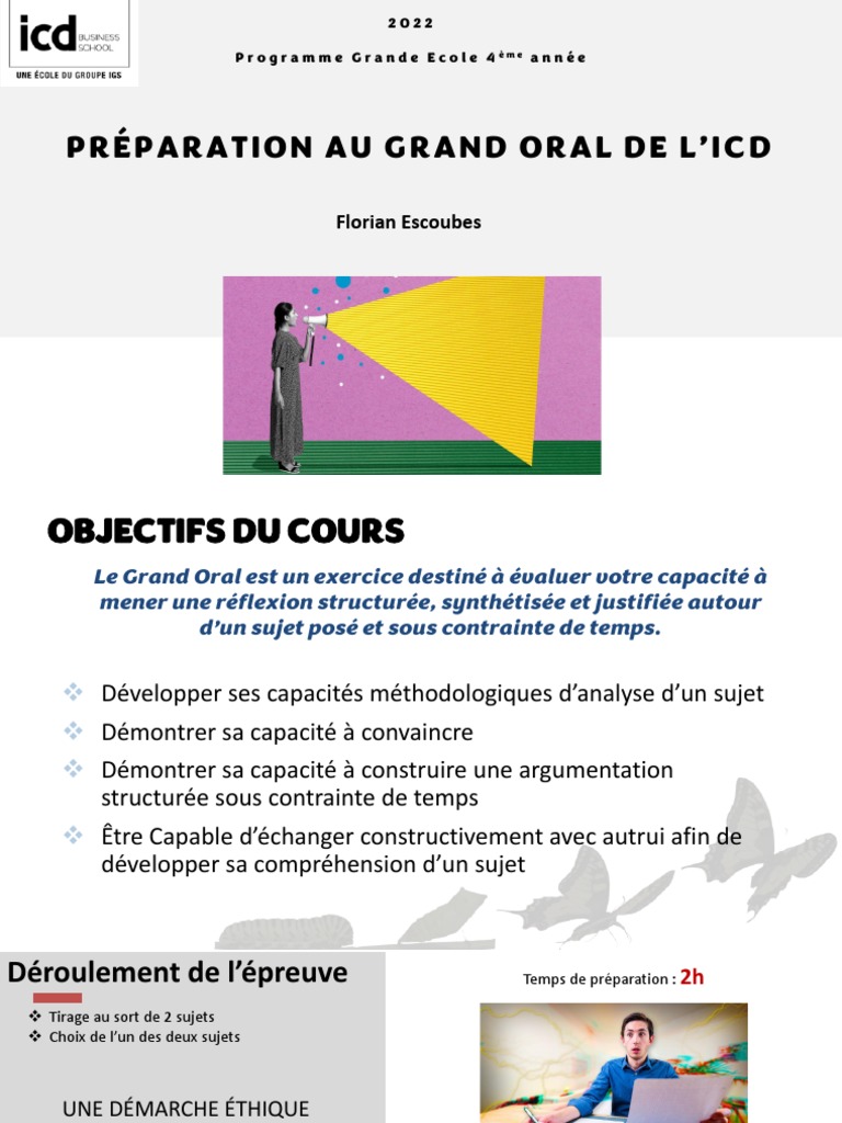 Grand Oral 2022 - Introduction | PDF