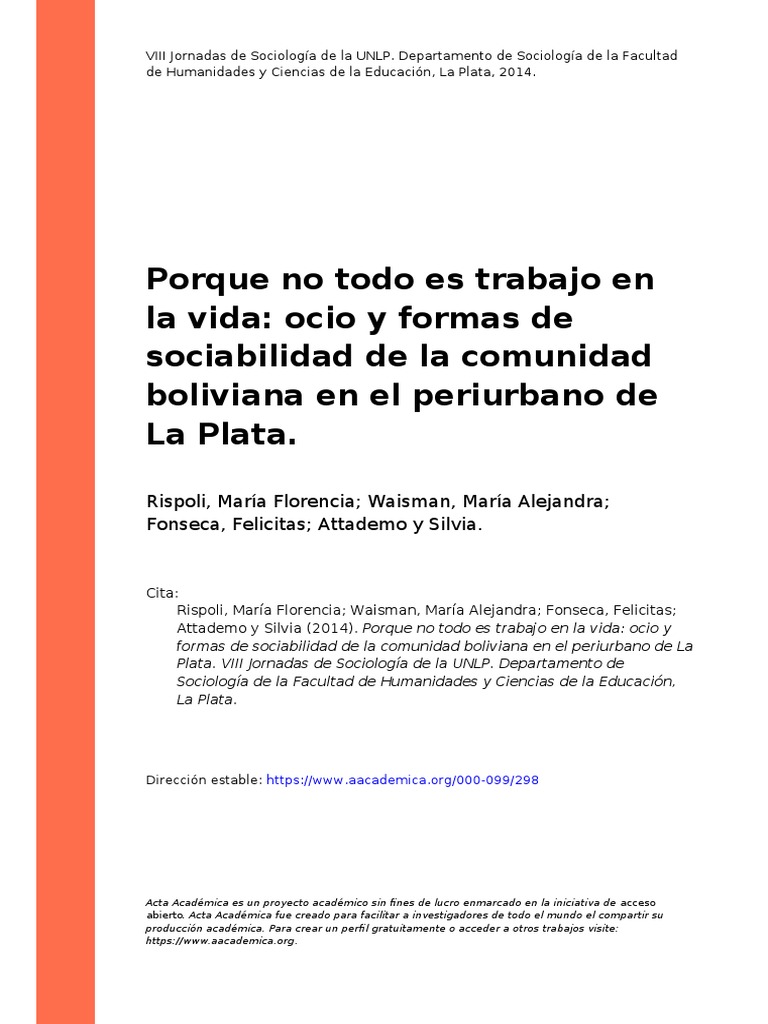 Rispoli, María Florencia Waisman, (... ) (2014) - Porque No Todo Es ...