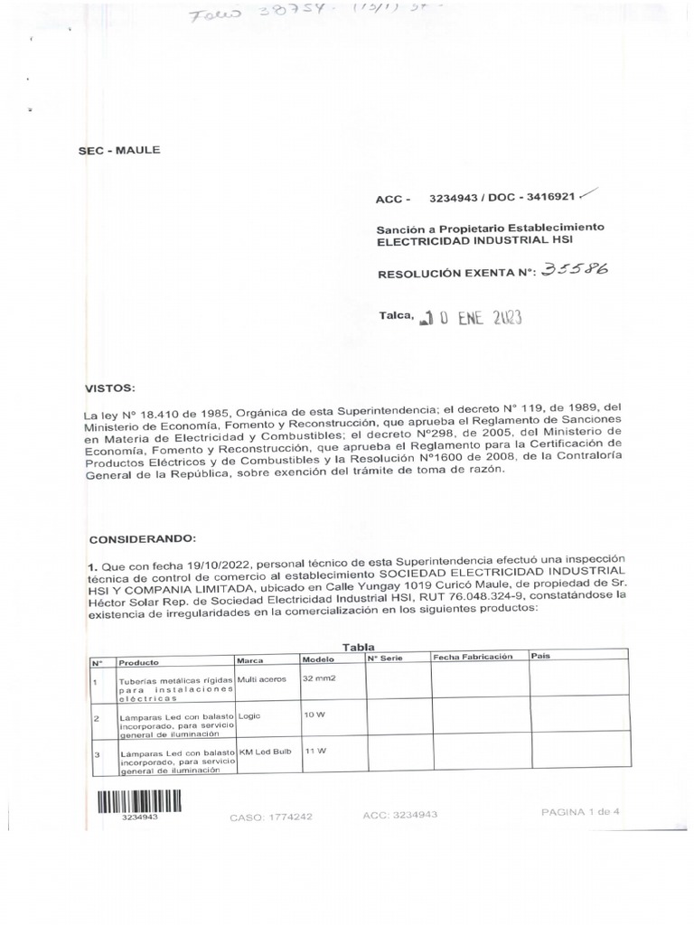 Rex 35586 - 2023 Hsi 20230124 - 18555723 | PDF